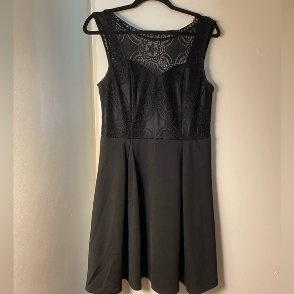 Francesca's Collections | Dresses | Francescas Black Lace Open Back ...